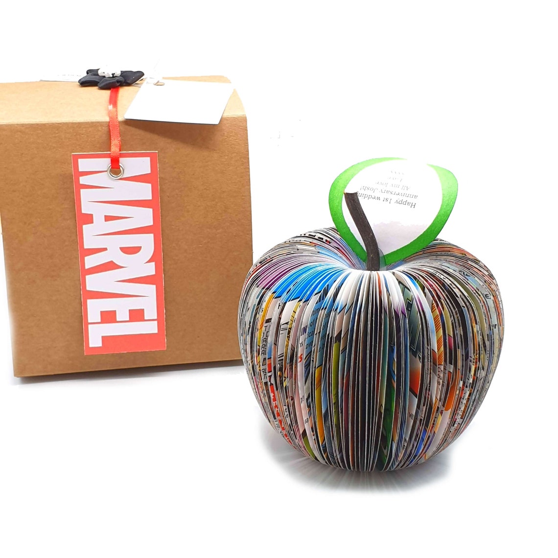 Superhero Comic Personalised Apple - Etsy