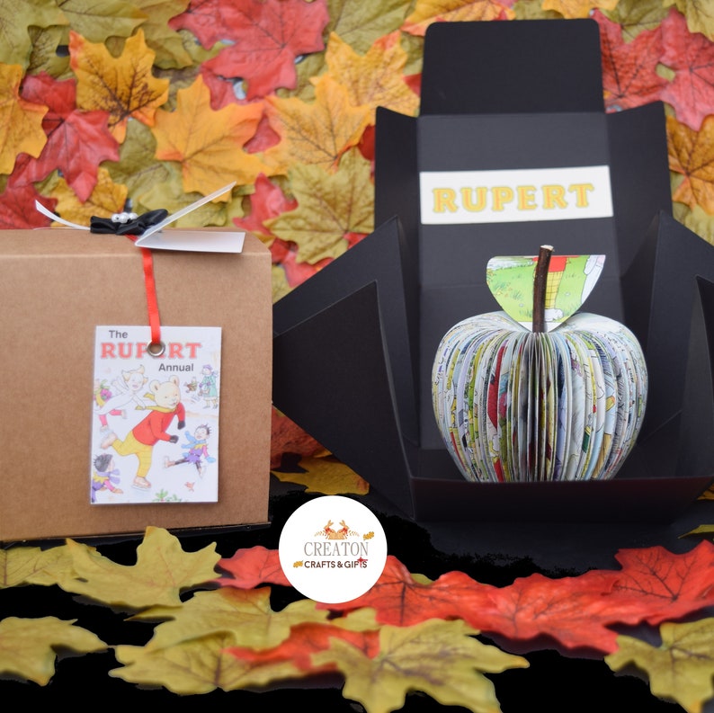 Rupert Bear Gift Rupert Annual Gift Book Art Apple Book - Etsy UK