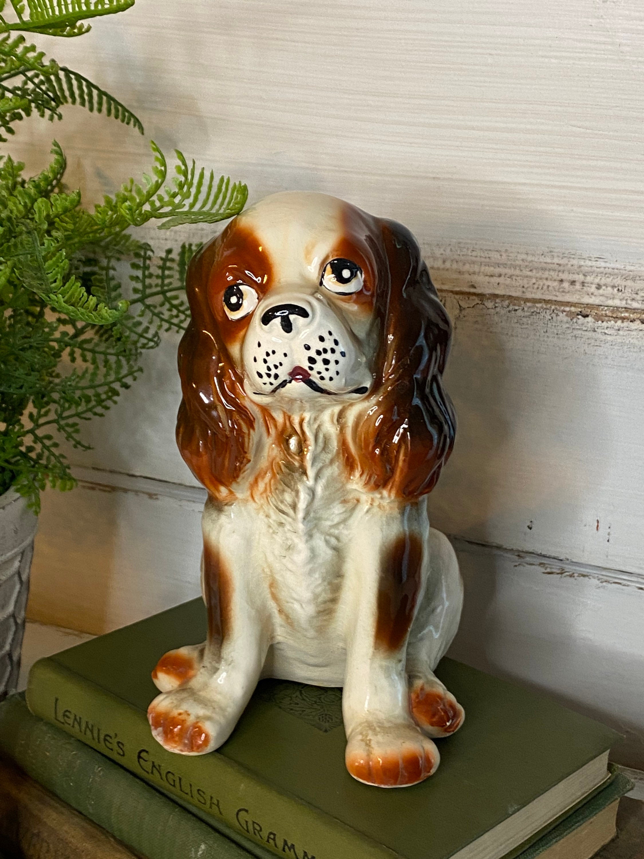 Vintage Cocker Spaniel Figurine/ Vintage Dog/ Cocker Spaniel Decor ...
