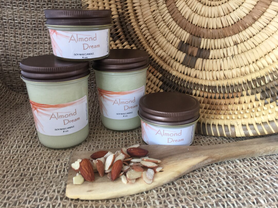 Almond Dream Scented Soy Wax Candles - Etsy