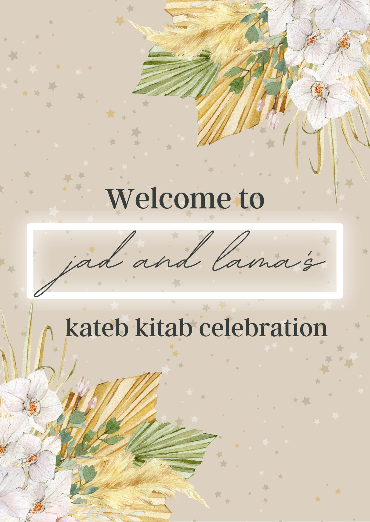 Muslim Wedding Kateb Kitab Celebrations - Etsy