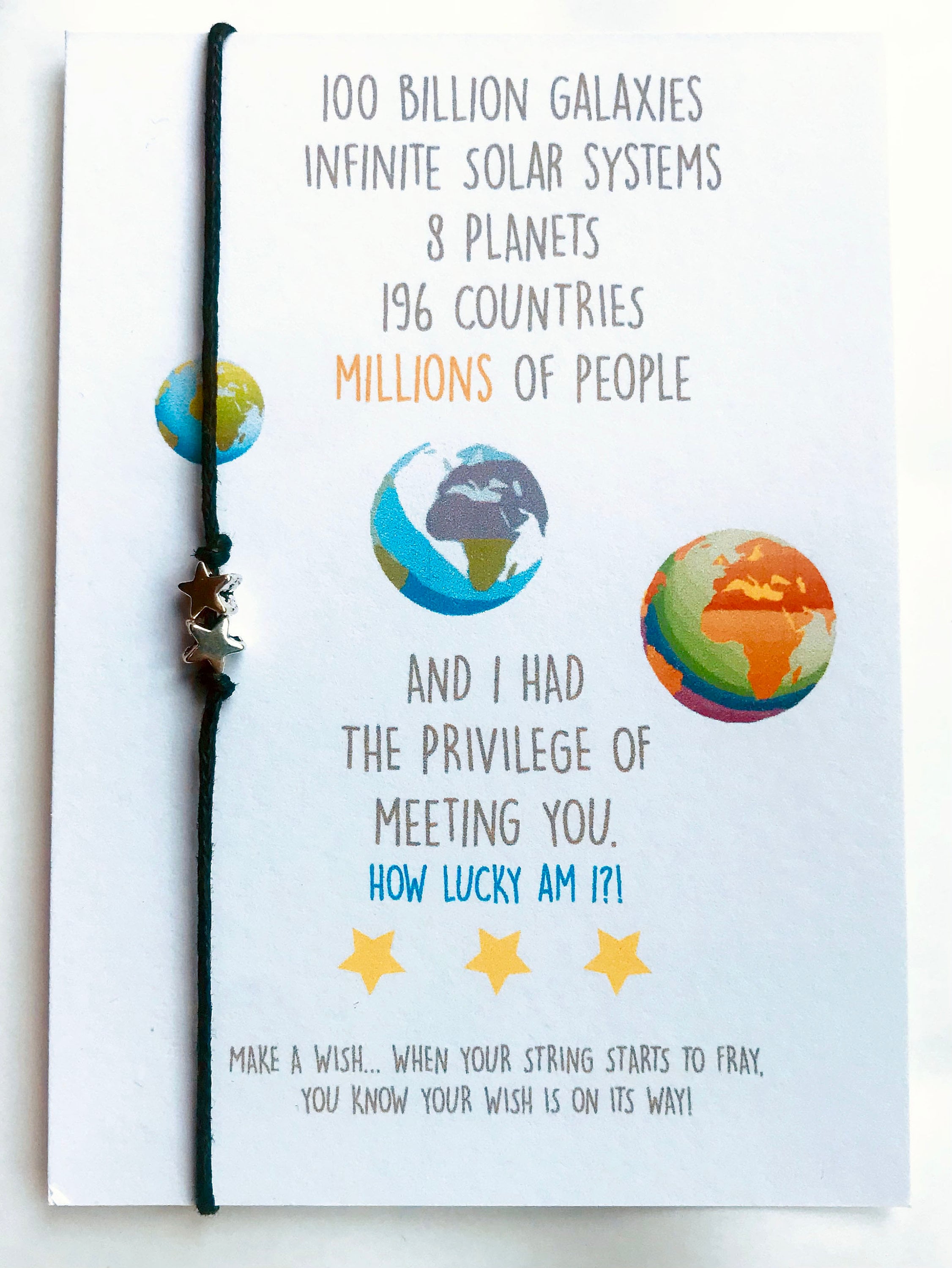 Set of 10 **** Goodbye Leaving Friends Are Like Stars Wish Bracelet and ...