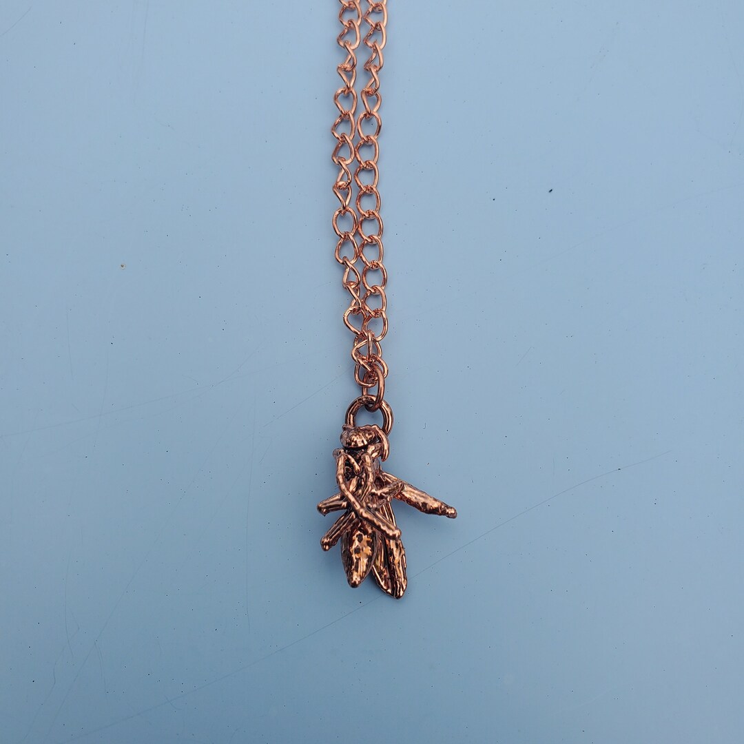 Copper Plated Wasp Necklace Real Insect Jewelry Gothic Apothecary ...