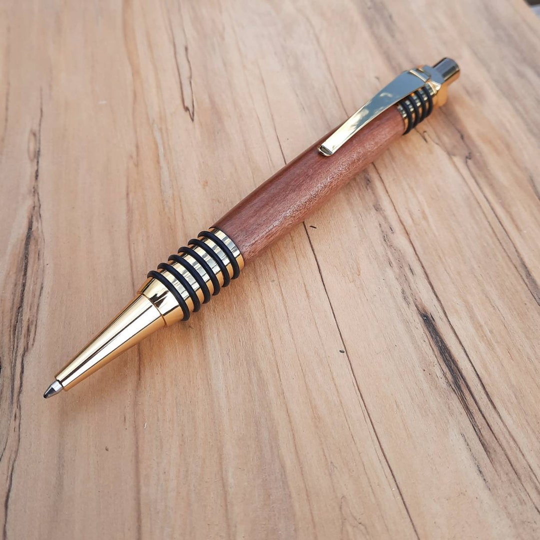 Warrior Handmade Pen, Gold Finish, Made From Australian Sugar Gum ...