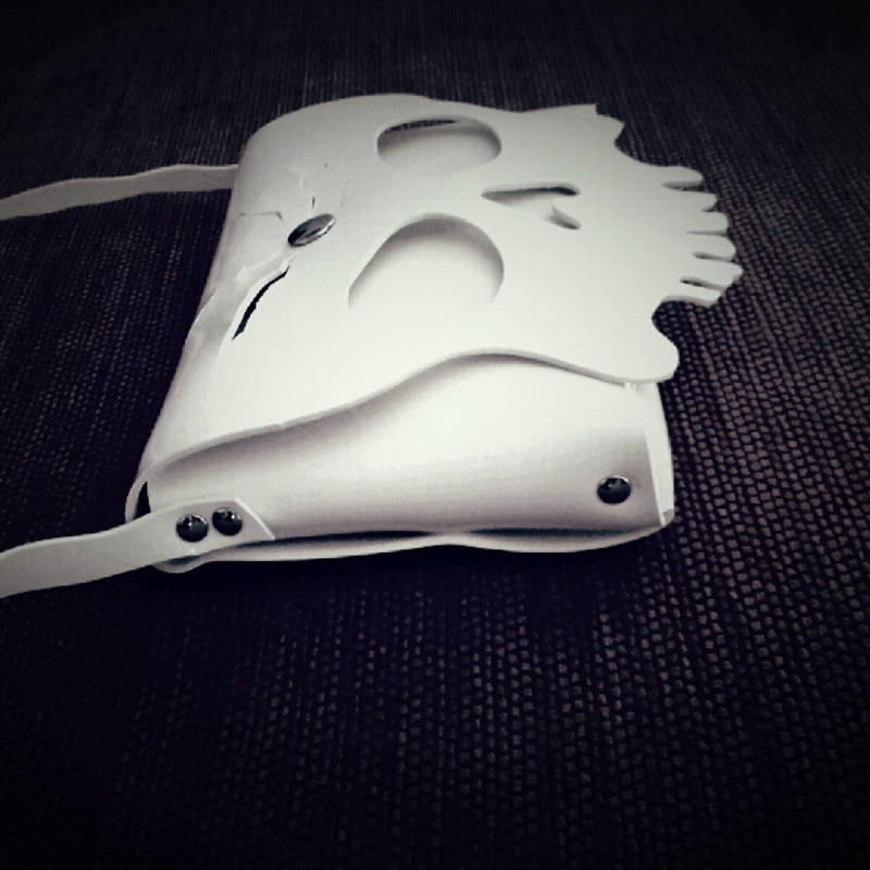 Skull Purse Shoulder Bag. Punk Rock Skull Wallet With Bones | Etsy