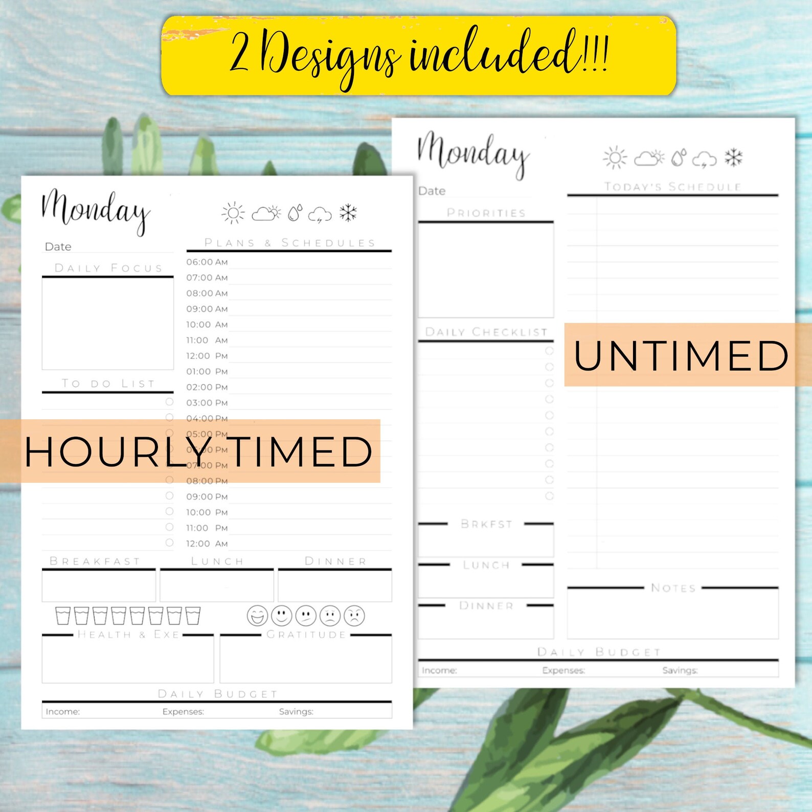 Daily Docket Traveler's Notebook Insert Printable A5 - Etsy