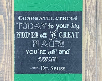 Dr. Seuss Graduation Card - Etsy