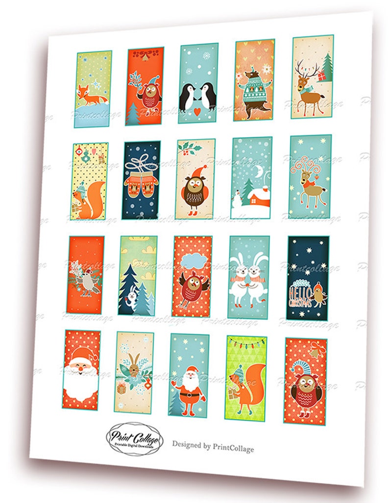 Domino Pendants Printable images Digital Collage Sheet 1 x 2 | Etsy