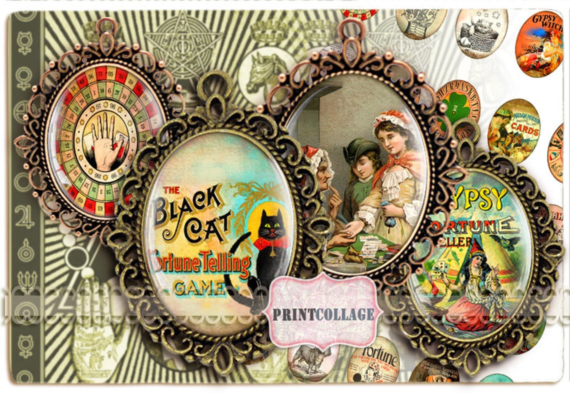Fortune Teller Digital Printable Sheet 40x30 30x22 25x18 | Etsy