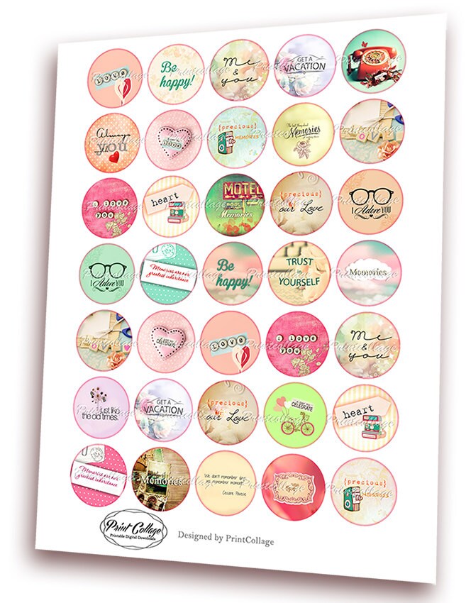 Digital Printable Images for Button Machine 1.313 Inch - Etsy