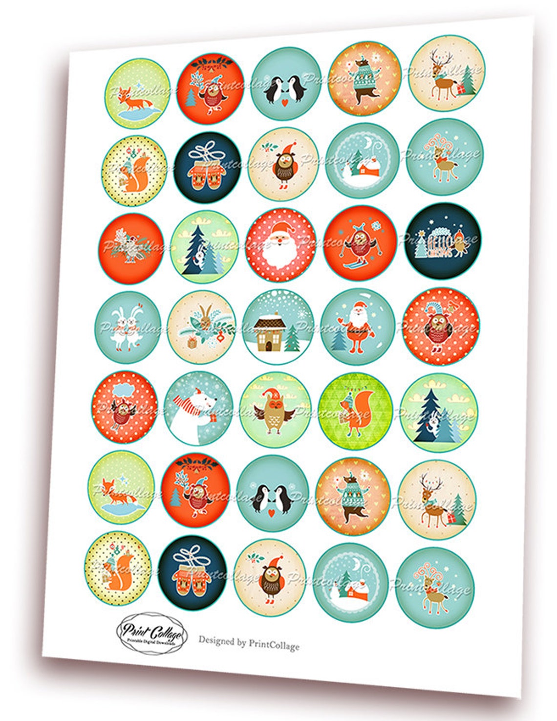 Buttons Pinback Digital Printable Images for Button Machine 1.313 Inch ...