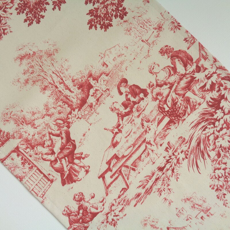 Red Toile - Etsy