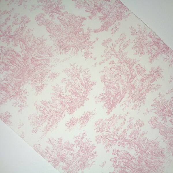 Pink Toile - Etsy
