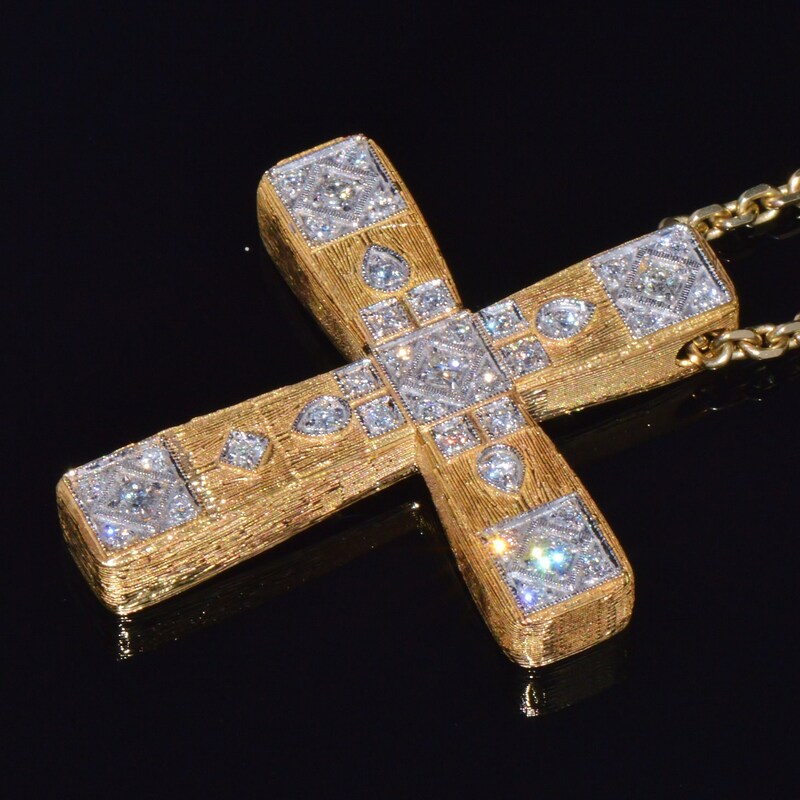 Old Cross Pendant - Etsy