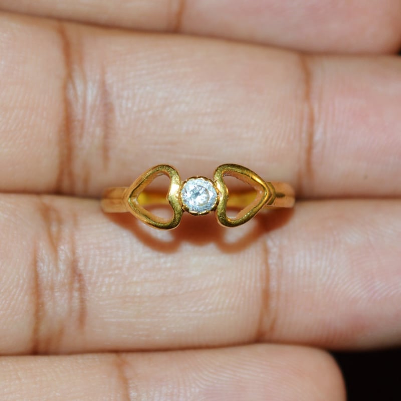 22k Gold Ring - Etsy