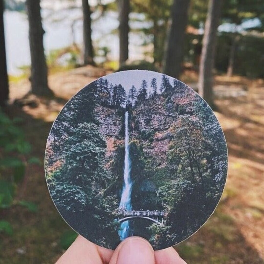 Multnomah Falls Sticker, Oregon Sticker, Pacific Northwest Souvenir ...