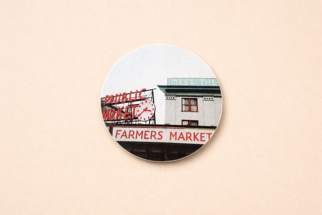 Pike Place Market | Seattle Sticker | PNW Decal | Washington Sticker ...