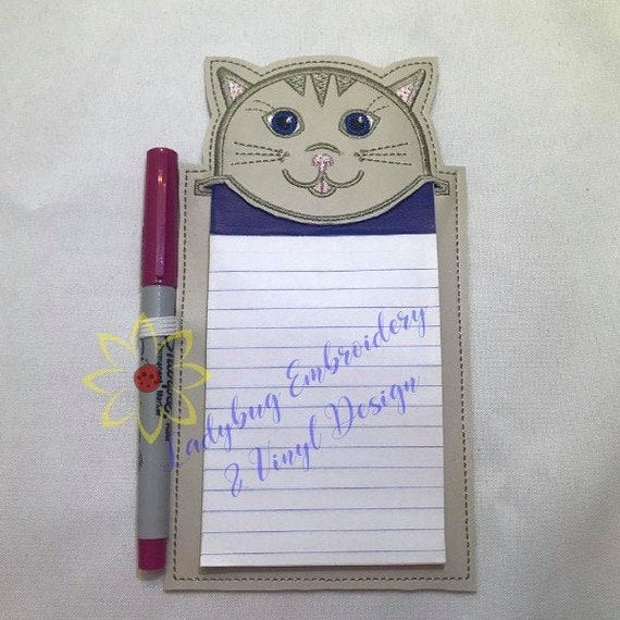 Cat Notepad Holder - Etsy