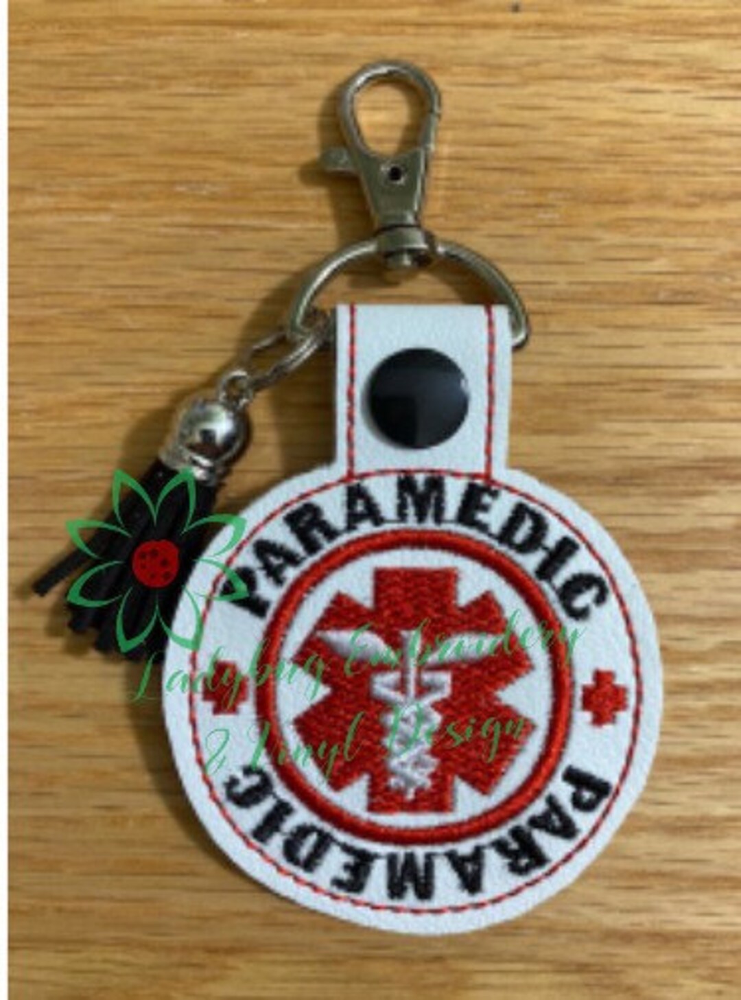 Paramedic Key Fob Embroidery Design - Etsy