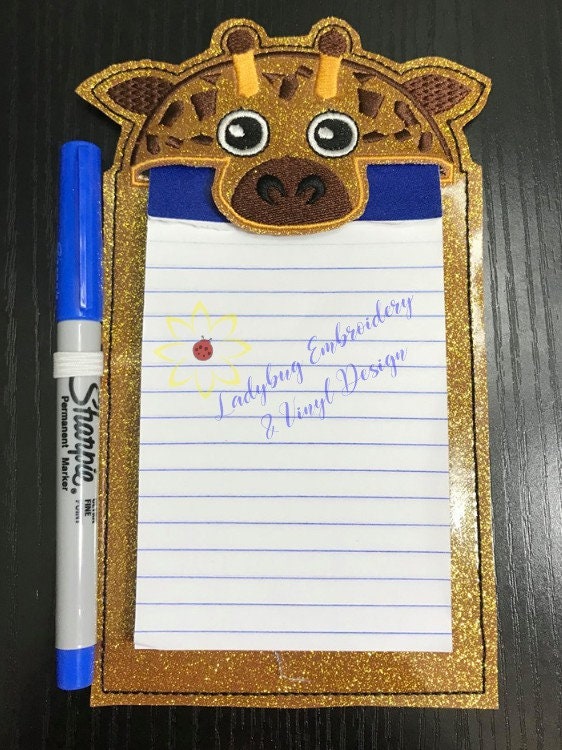 Zoo Animal Notepad Holders - Etsy