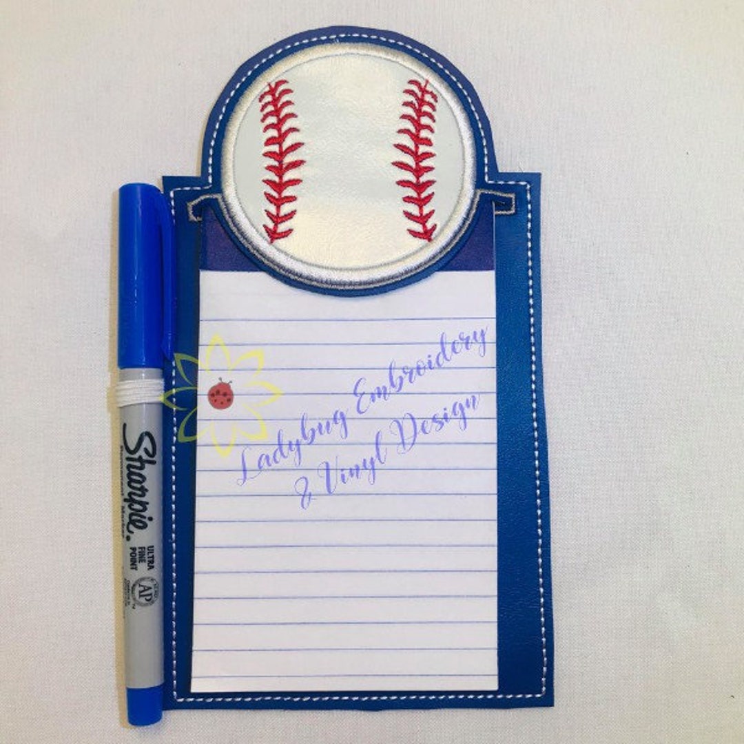 Baseball/softball Notepad Holder - Etsy