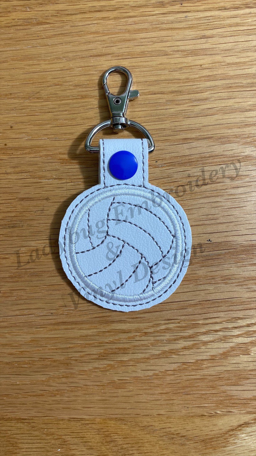 Volleyball Key Fob Design - Etsy