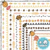 Fall Clipart Watercolor Borders, Thanksgiving Clipart Frames, Pumpkin ...
