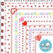 Skinny Valentine Clipart Borders, Valentine’s Day Clip Art Thin ...