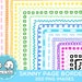 Skinny Border Bundle! 400 Matching Page + Square Thin Clipart Frames ...