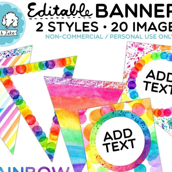 Editable Rainbow Watercolor Student Name Plates, Drawer Labels, Teacher ...