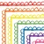 Watercolor Rainbow Clipart Borders, Skinny, Full-page and Confetti Clip ...