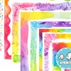 Soft Colors Watercolor Border Clipart, Boho Rainbow Clip Art Page ...