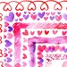 Valentine Clipart Borders Rainbow Heart Valentines Day Clip Art Frames ...
