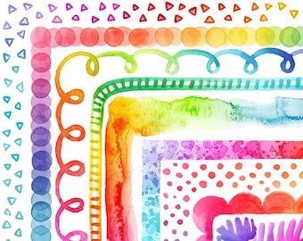 Watercolor Fall Bulletin Board Borders Printable Fall - Etsy