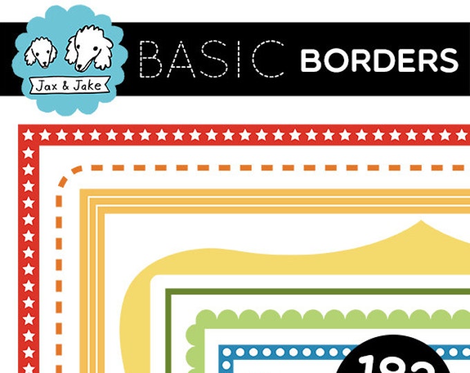 Delightful Dots Clipart Borders Polka Dot Digital Frames Clip Art ...