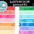 Watercolor Banner Clipart With Outlines 2x8 Printable Label Watercolour ...