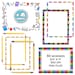 School Clipart Borders, Teacher Clipart, Supplies, Rainbow Apple ...