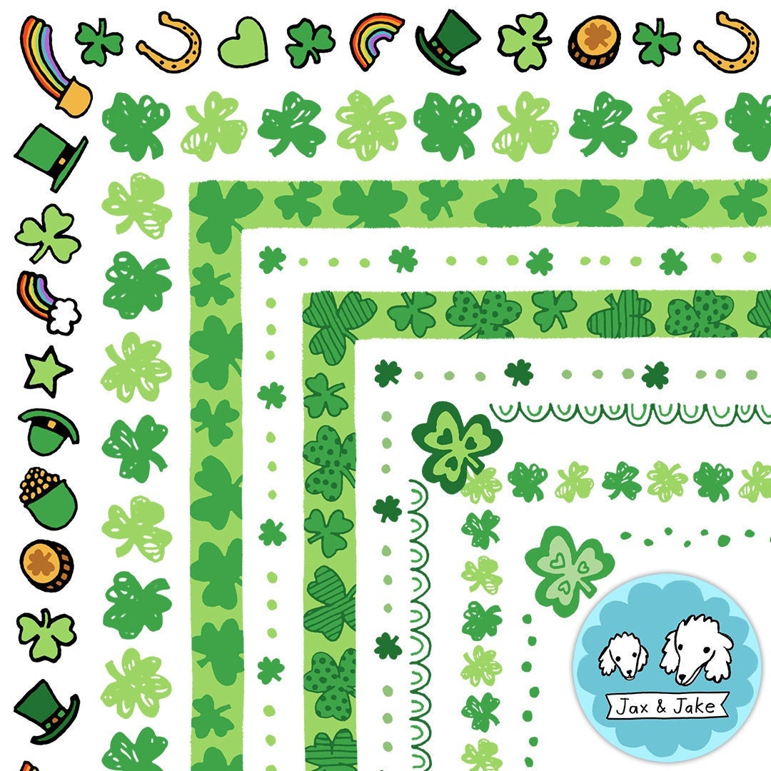 St Patricks Day Clipart Borders, Saint Patricks Day Clip Art Frames ...