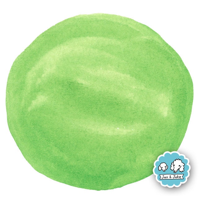 Bright Green Watercolor Circles Clipart Pastel Circle Backgrounds for ...