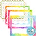 PRETTY Rainbow Watercolor Clipart Borders, Page Border Clip Art ...