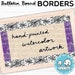 Watercolor Halloween Bulletin Board Borders, Printable Fall Classroom ...