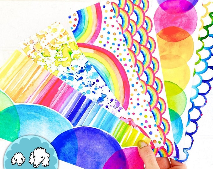 Watercolor Classroom Decor Bundle: Colorful Theme (digital Download ...