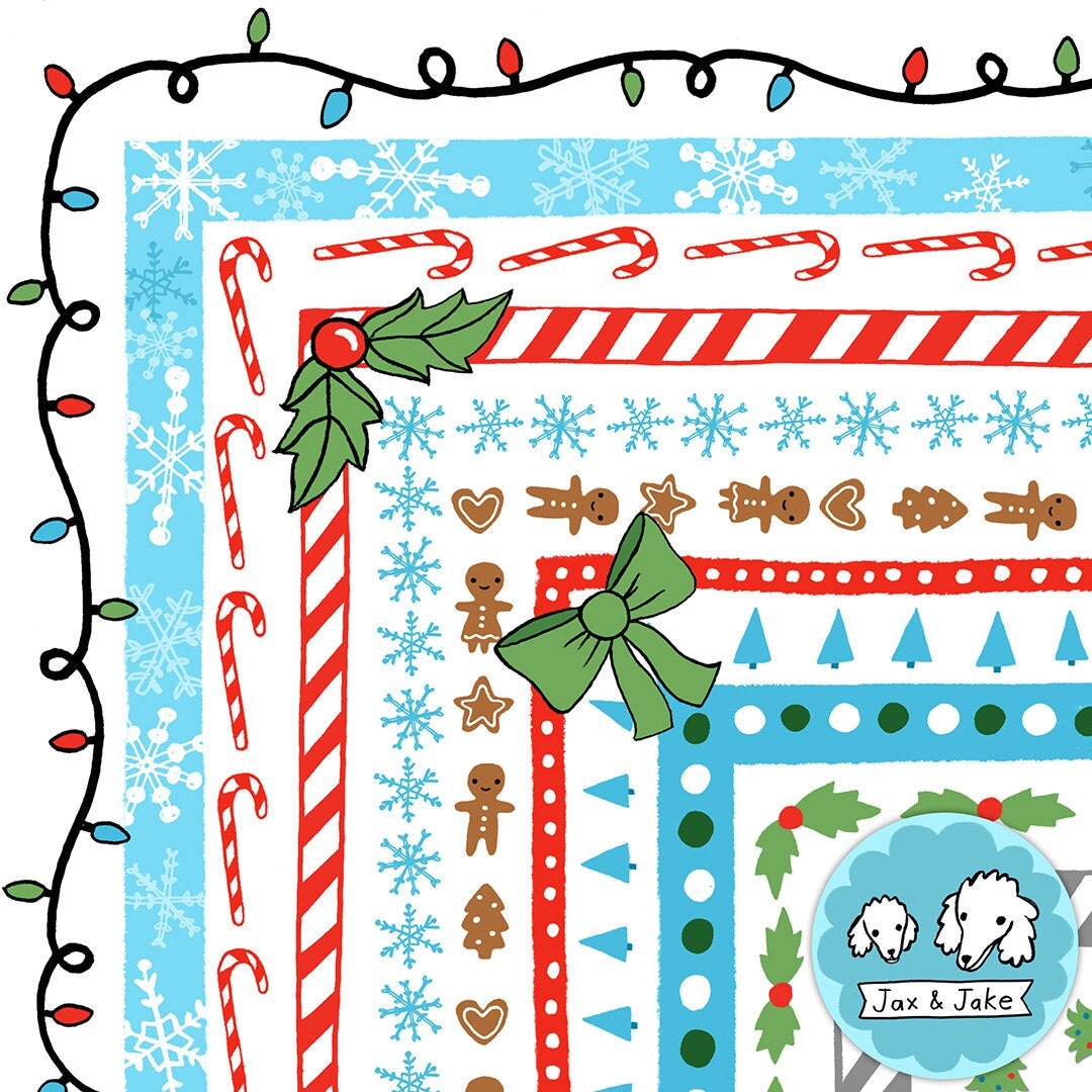 Free Printable Christmas Borders Paper