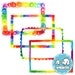 Rainbow Watercolor Page Borders Clip Art, Clipart Frames for Teachers ...