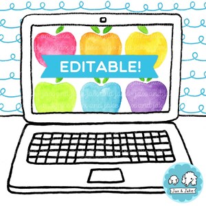 Rainbow Apple Classroom Decor, Back to School Welcome Banner, Editable ...