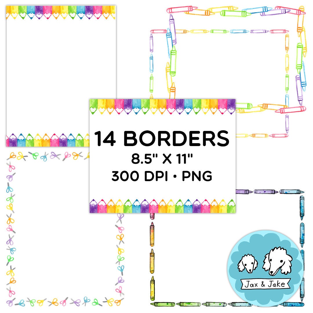 Math Clip Art Borders
