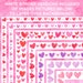Valentines Day Google Slides Templates, Watercolor SLIDE Border Clipart ...