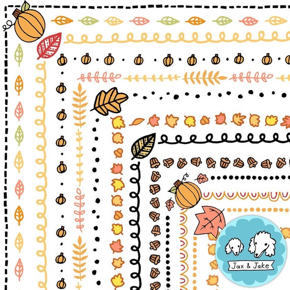 Thanksgiving Clipart Border Clip Art Borders Fall