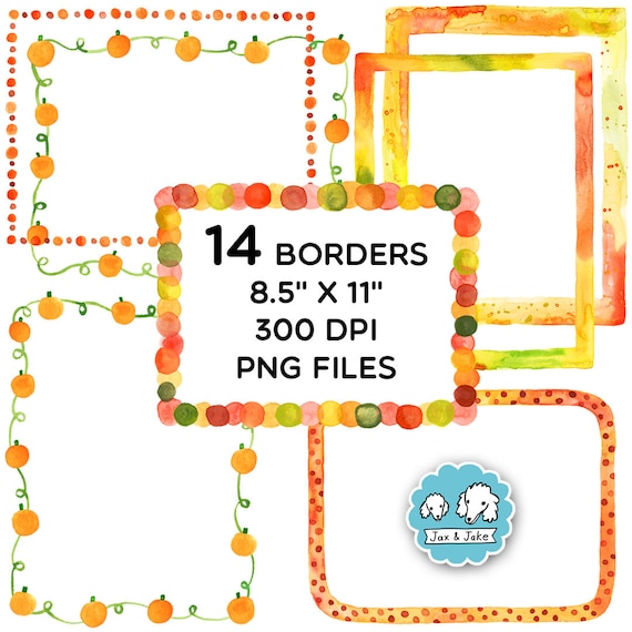 Thanksgiving Clip Art Borders For Kids