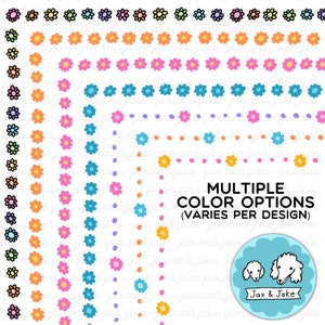 Spring Clipart Borders - Bee Butterfly Ladybug Flower Clip Art Page ...